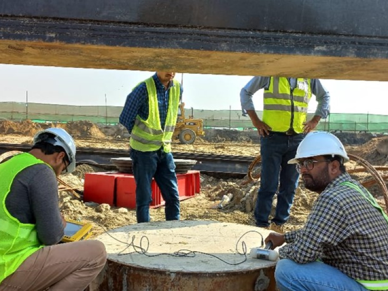 Low Strain Pile Integrity Test | Soil Testing Services